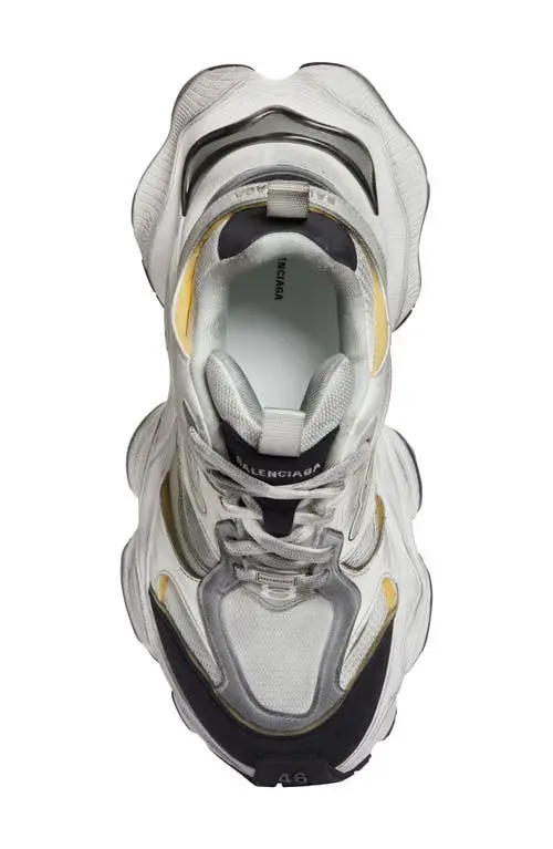 Balenciaga Cargo Sneaker In White/ Grey - 50% Off | Editorialist